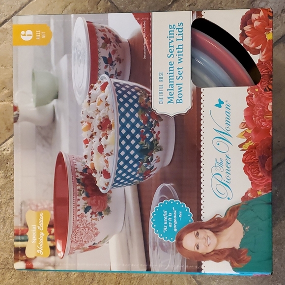 The Pioneer Woman | Kitchen | The Pioneer Woman Melamine Serving Bowl ...